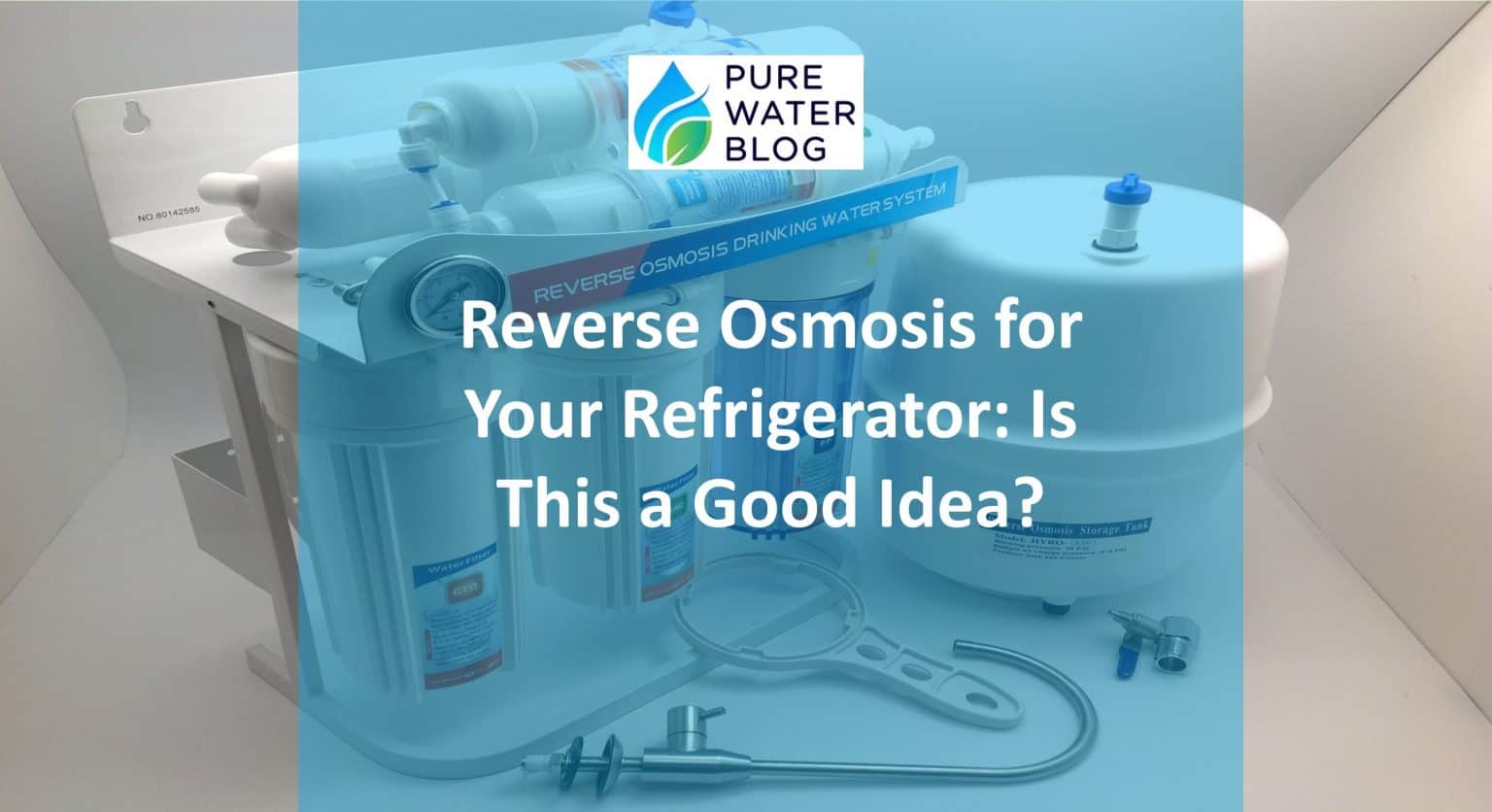 Reverse Osmosis for Your Refrigerator: Is This a Good Idea? - Water ...